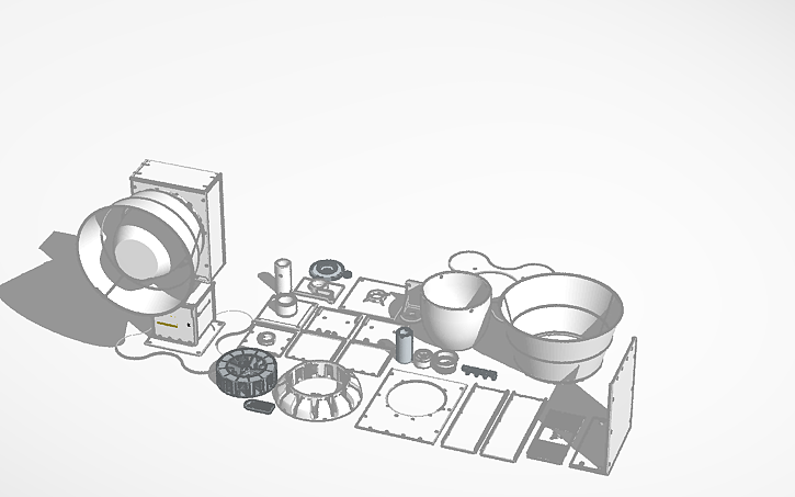 3D design Federal Signal 2001-130 Siren (500 Motor Size) - Tinkercad