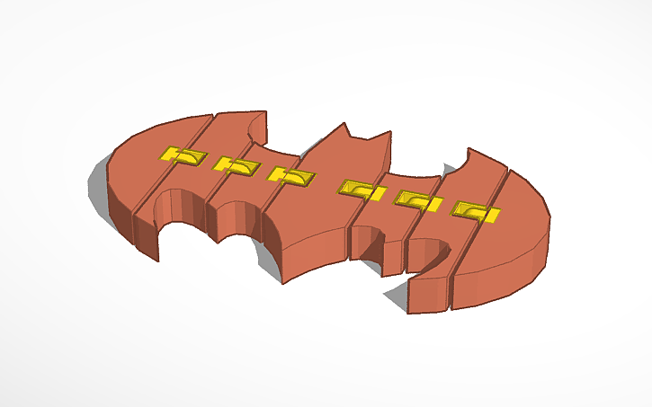3D design Flexible Batman - Tinkercad