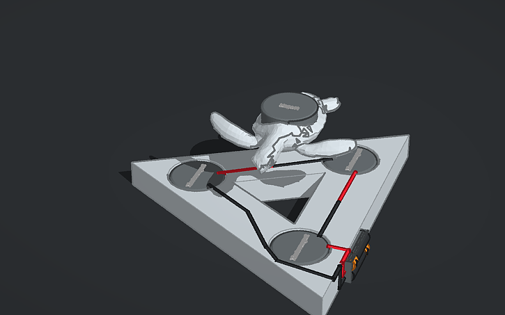 3D design Maglev Structure (SimLab) - Tinkercad