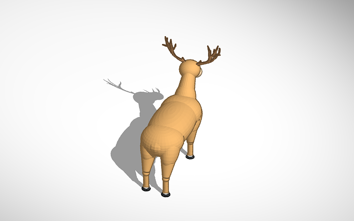 3D design Deer - Tinkercad