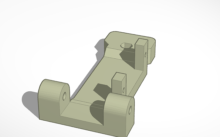 3D design Vertical arm - Tinkercad