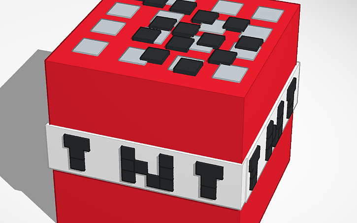 3D design TNT - Tinkercad
