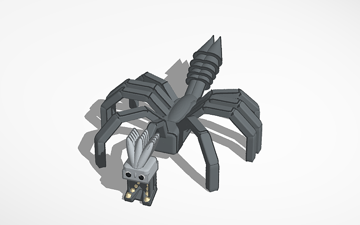 3D design Horrifying creature thing - Tinkercad