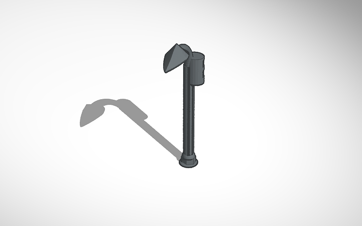 3D design RAIR- on lamppost - Tinkercad