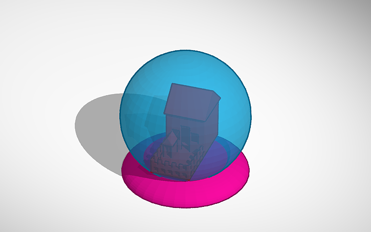 3D design Snow Globe - Tinkercad