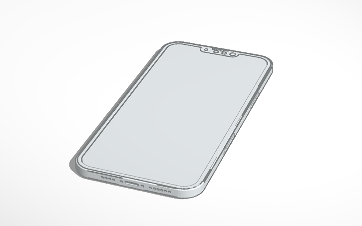 3D design iPhone 13 Pro Max - Tinkercad