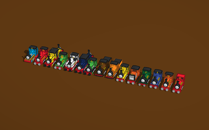 3D design The Narrow Gauge Engines - Tinkercad