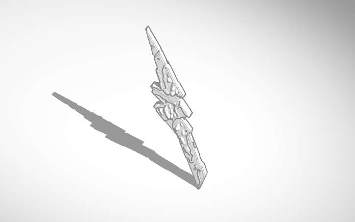 3D design THE FLASH: CICADA DAGGER - Tinkercad