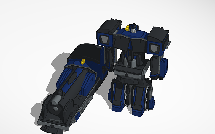 3D design transformers rail convoy 2.4 - Tinkercad