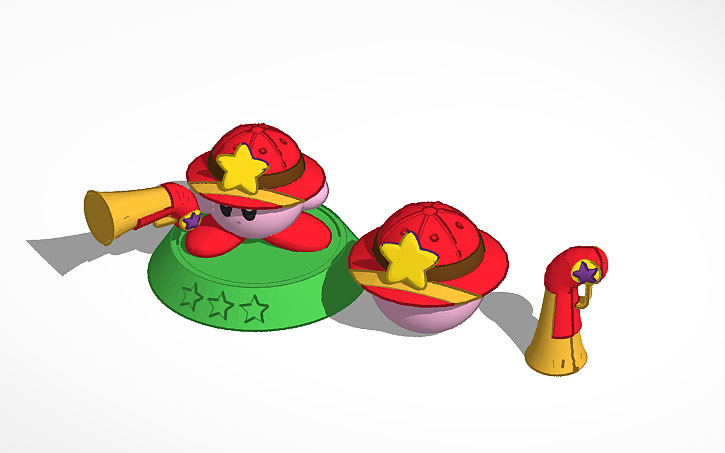 3D design Ranger (gun) Kirby - Tinkercad