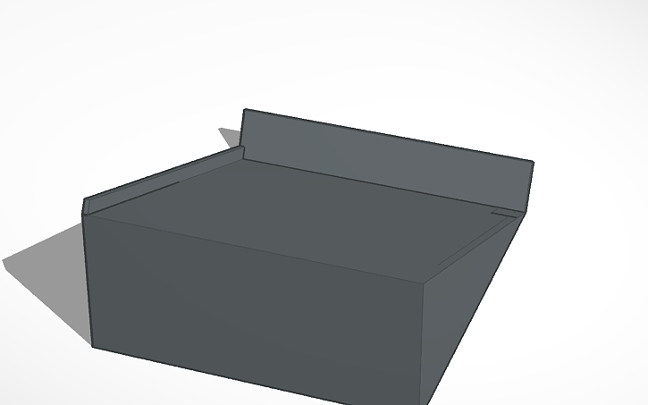 3D design UHK tenting stand left - Tinkercad