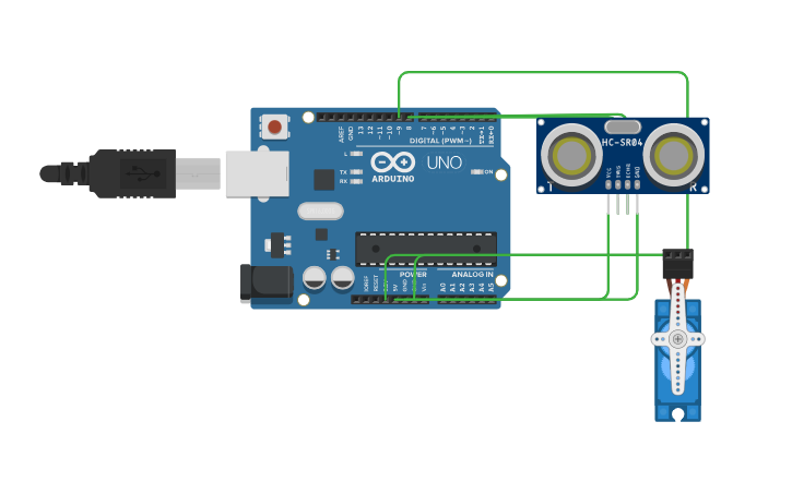 Circuit design ARPAN LEGEND - Tinkercad