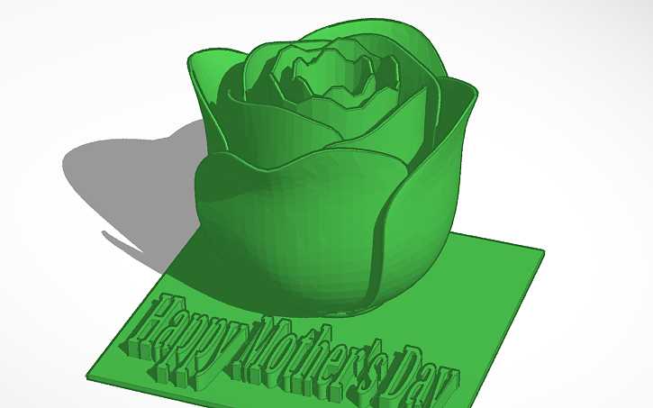 3D design Mother's Day - Tinkercad