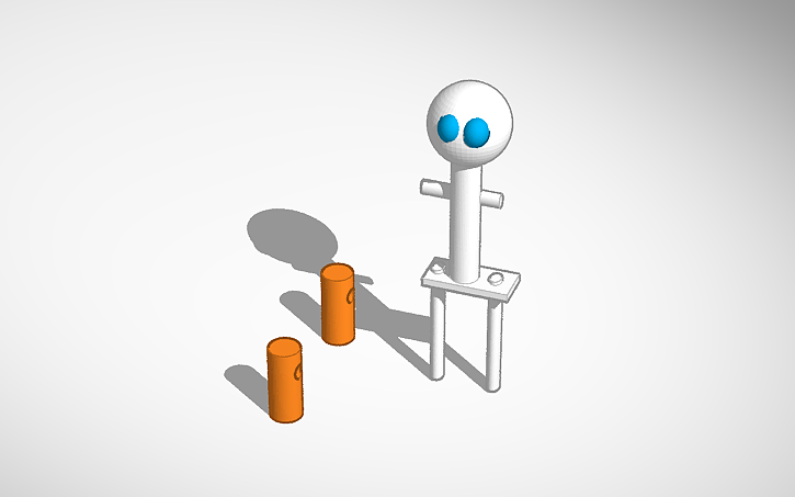 3D design STICKMAN TEMPLATE - Tinkercad