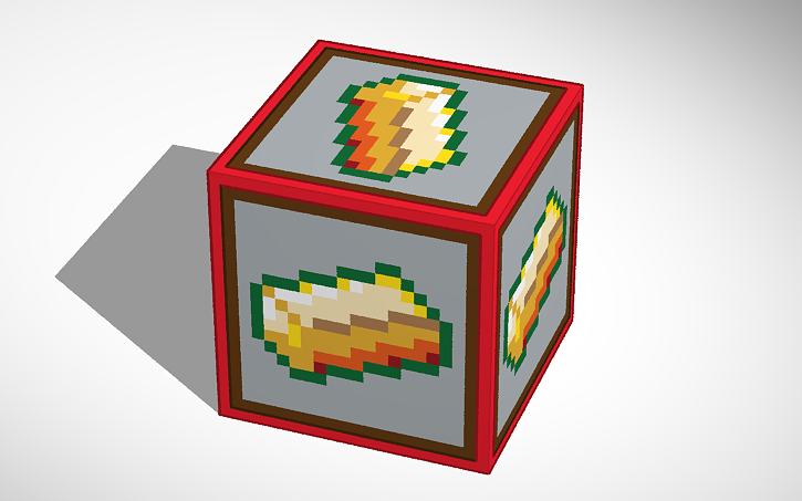 3D design GOLD BLOCK - Tinkercad