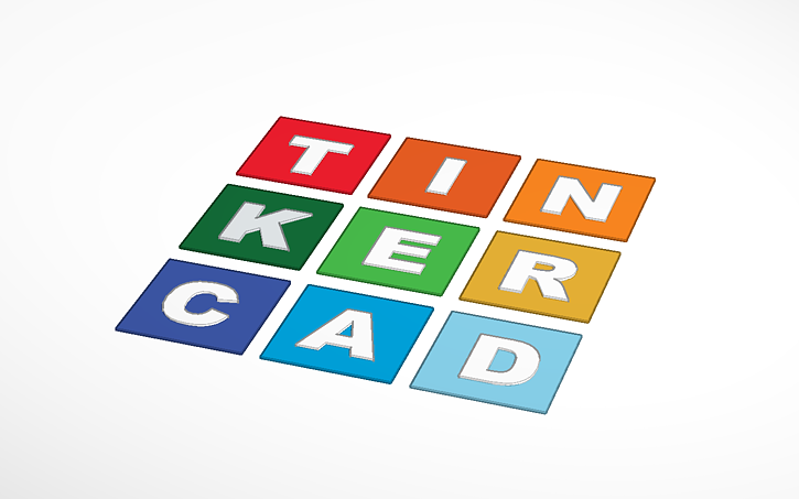 3D design Tinker cad logo - Tinkercad