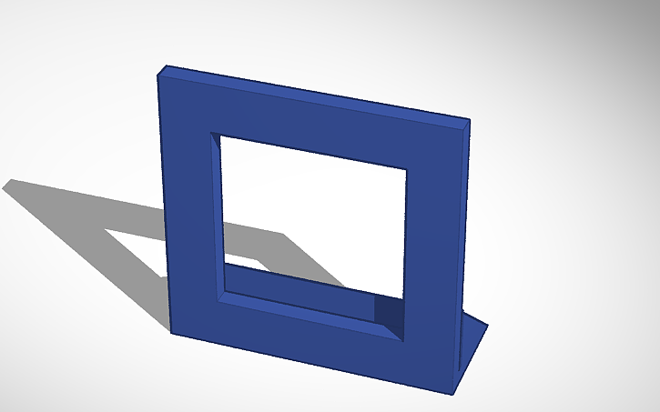 3D design picture frame - Tinkercad