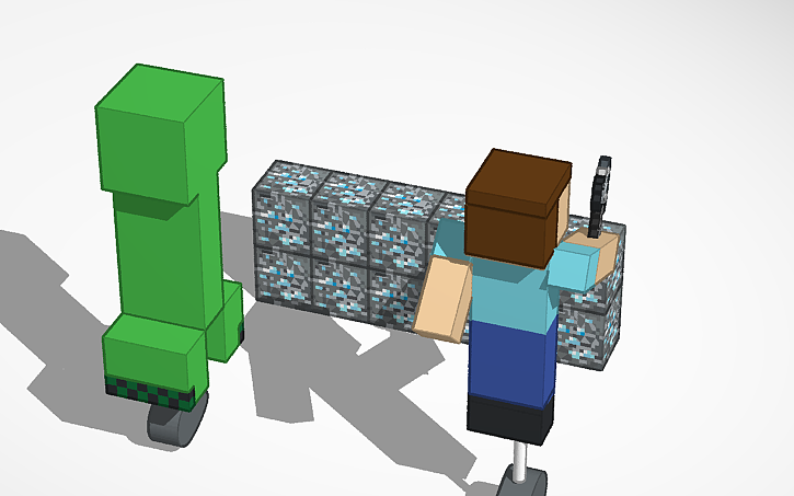 3D design Minecraft Automation submit - Tinkercad