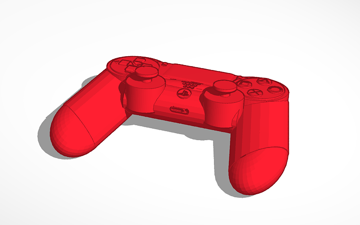 3D design 100,000,000,000 ps4 controller - Tinkercad