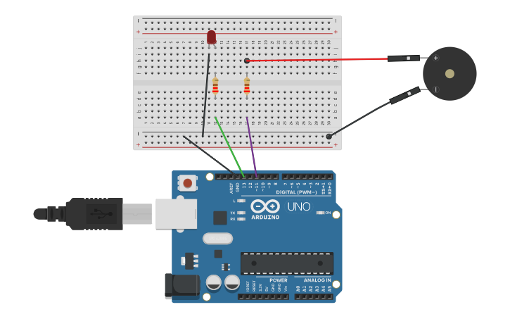 Circuit design Arduino Super Mario Theme Song - Tinkercad