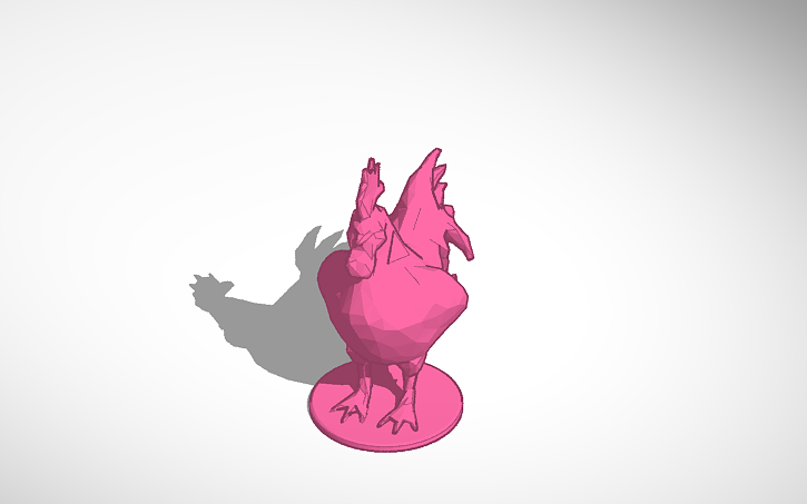 3D design Incredible ROOSTER - Tinkercad