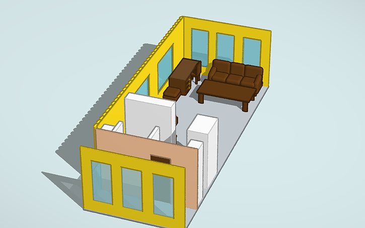 3D design Copy of Interior Design Challenge - Tinkercad