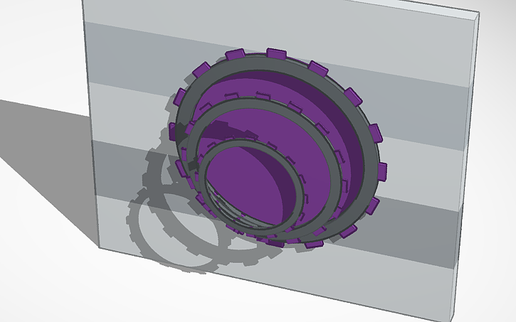 3D design Working Portal Effect (Sim Lab Motors) - Tinkercad
