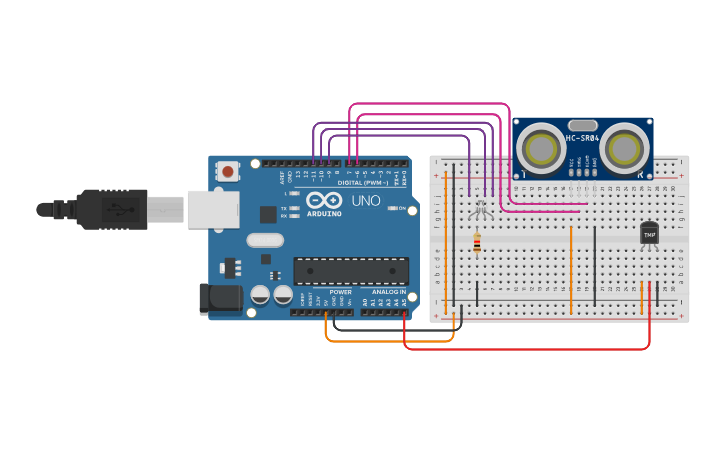 Circuit design Task 3 - Tinkercad
