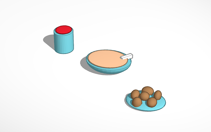 3D design food - Tinkercad