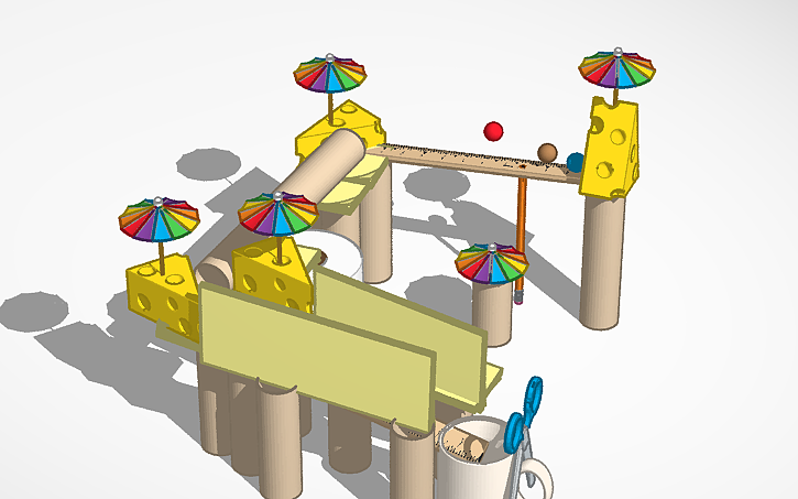 3D design Copy of Rube Goldberg Challenge - Tinkercad