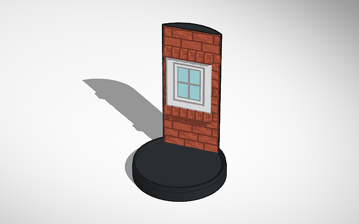 3D design action figure stand wall crawler - Tinkercad