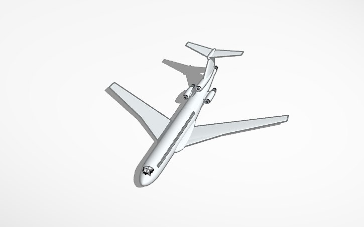 3D design 1968 Airliner - Tinkercad