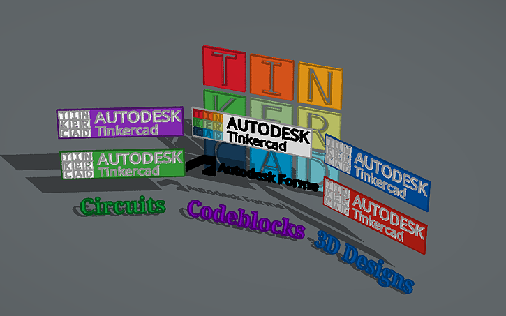 3D design Tinkercad Autodesk - Tinkercad