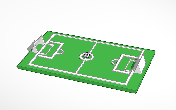3D design Football Field Design - Tinkercad