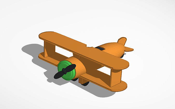 3D design Plane - Tinkercad