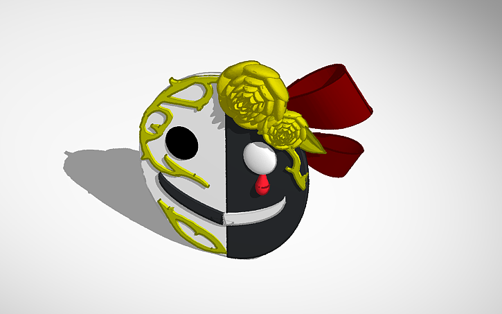 3D design Jackpot Sad Girl Mask - Tinkercad