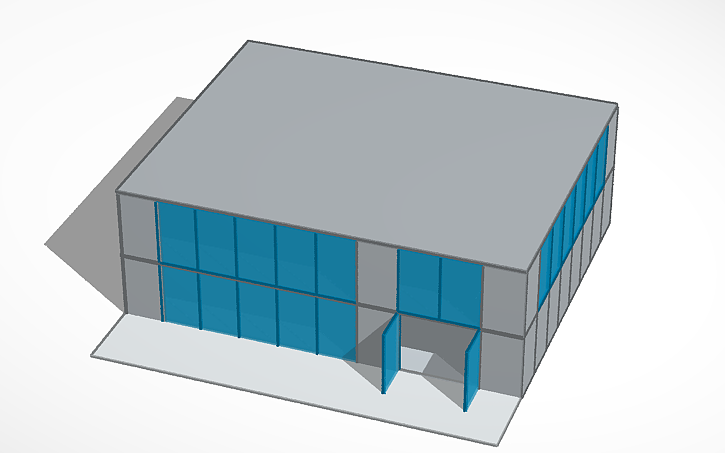 3D design Building - Tinkercad