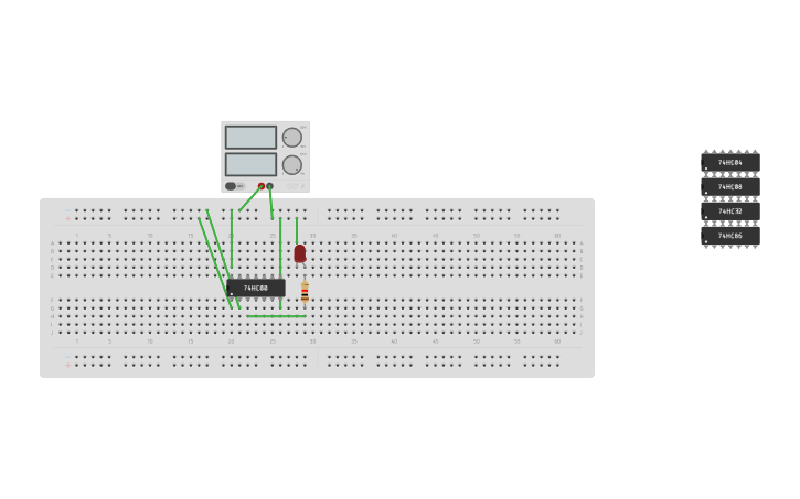 Circuit design Logic gates - Tinkercad