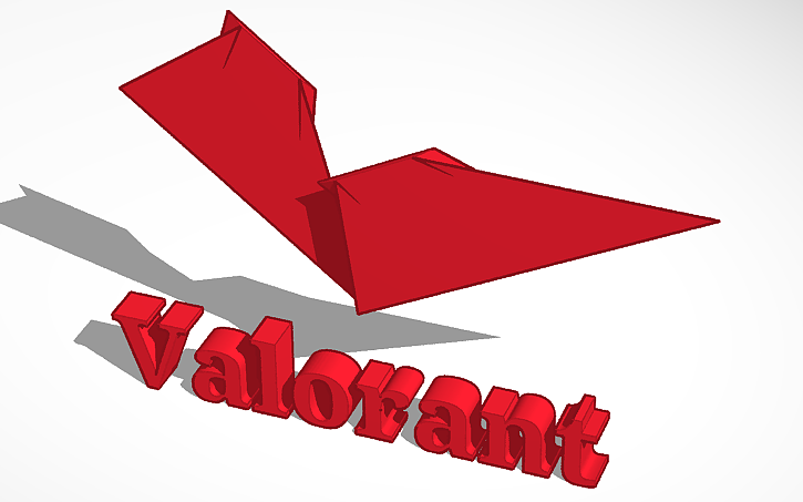3D design Valorant - Tinkercad