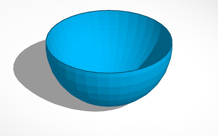 3D design Semicercle - Tinkercad