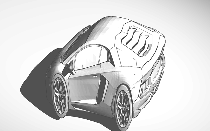 3D design Smart Car Lambo - Tinkercad