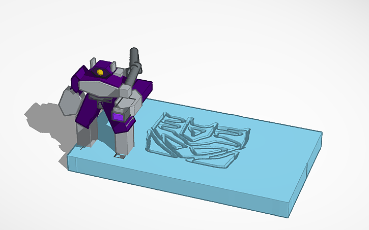 3D design shockwave[transformers wfc] - Tinkercad