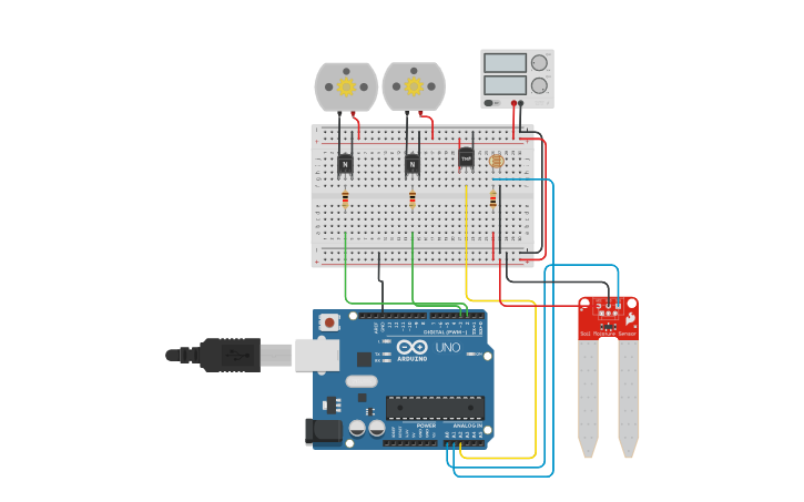 Circuit design Automated Watering & Temperature control System Design ...