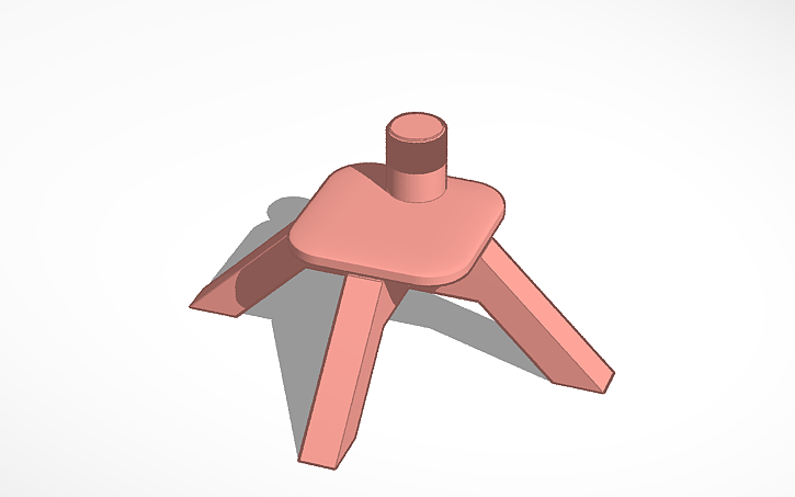3D design Mic stand - Tinkercad