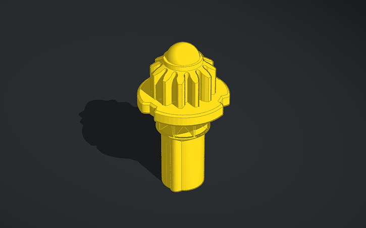 3D design Beyblade CX Low Orb bit - Tinkercad