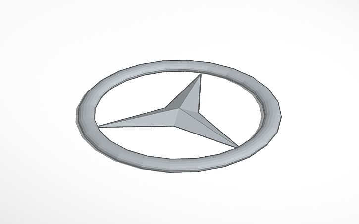 3D design mercedes - Tinkercad