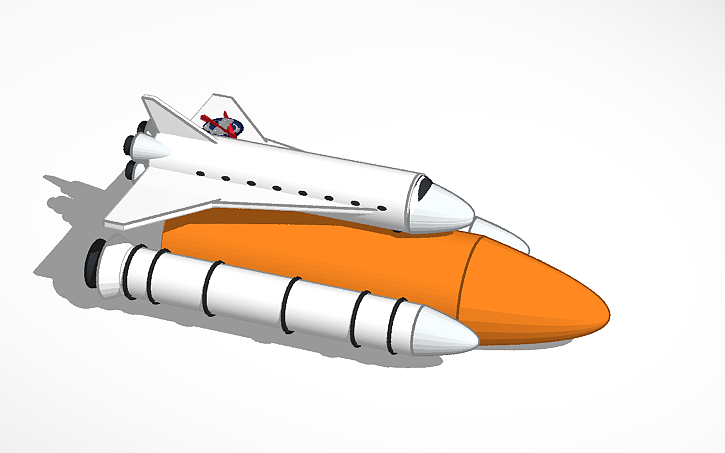 3D design NASA Space Shuttle - Tinkercad