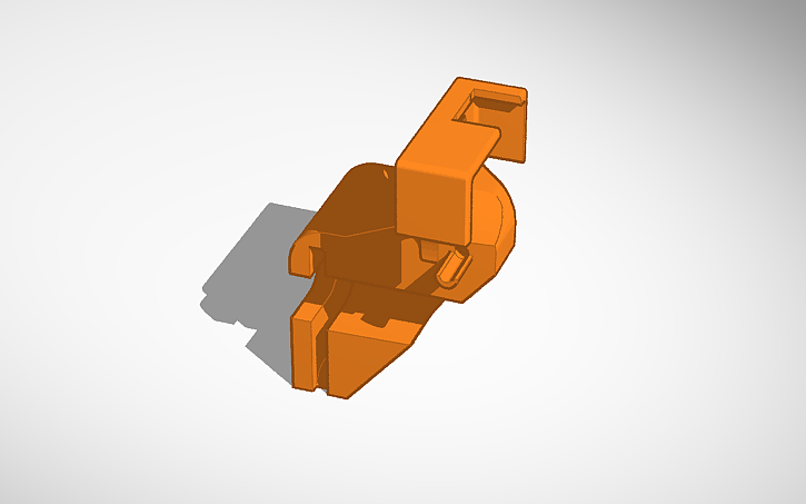 3D design longer filament sensor 7 - Tinkercad