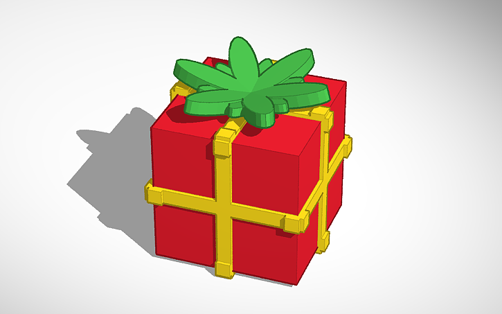 3D design Gift Box - Tinkercad