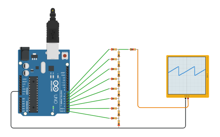 Circuit Design Dac R 2r Tinkercad